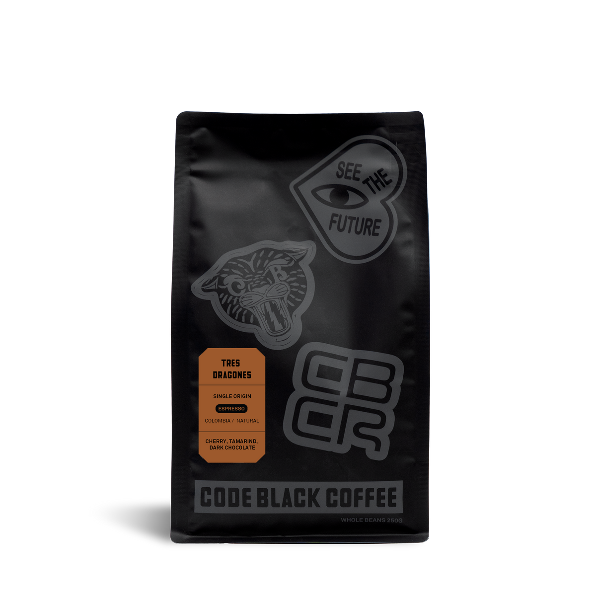 Colombia Tres Dragones Espresso - Single Origin – Code Black Coffee