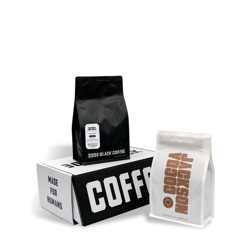 Decaf Coffee Beans | Premium Swiss Water Process | Code Black Coffee