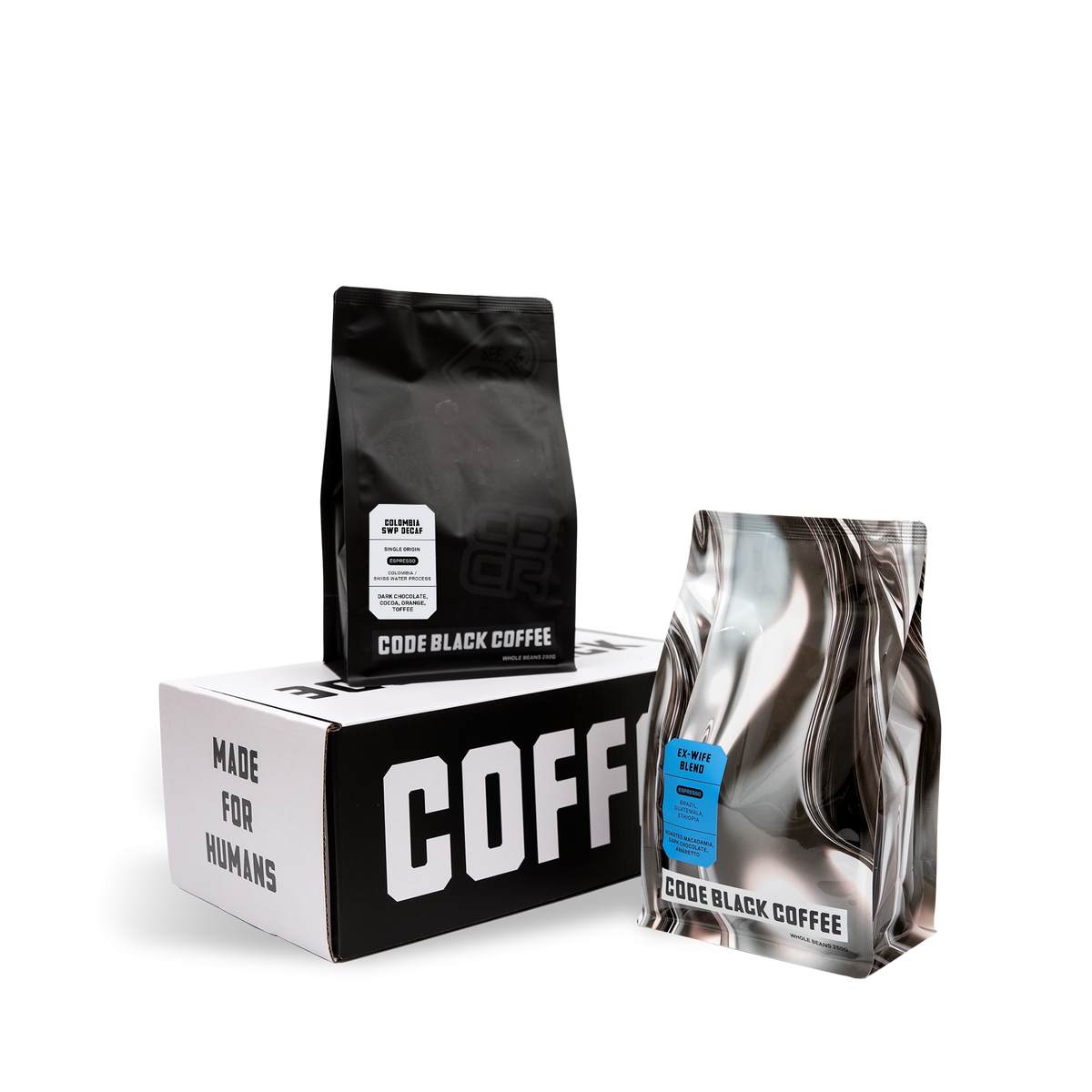 Code Black Coffee x Decaf x Ex-Wife Bundle